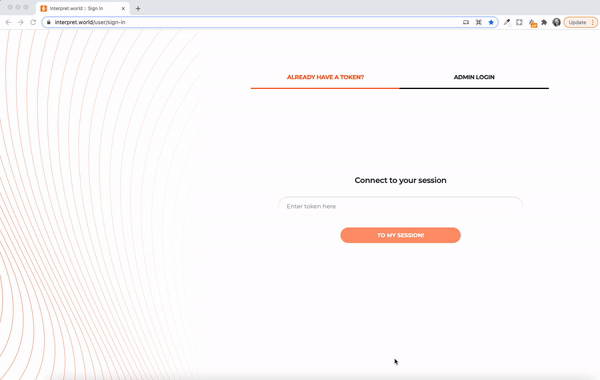 Interprefy Connect 发言人用户指南